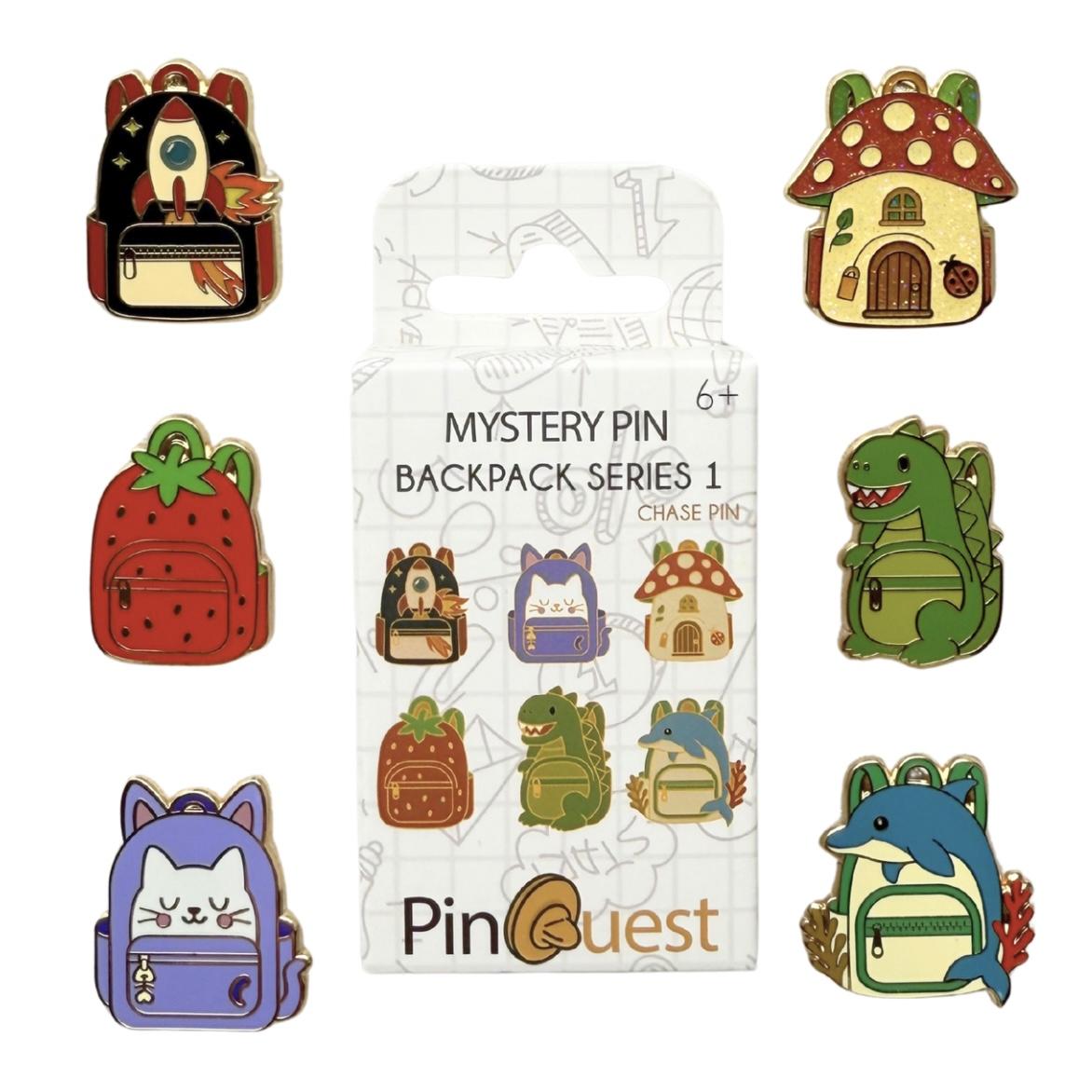 PinQuest Enamel Pin Backpacks Series 1 – SoRealistic